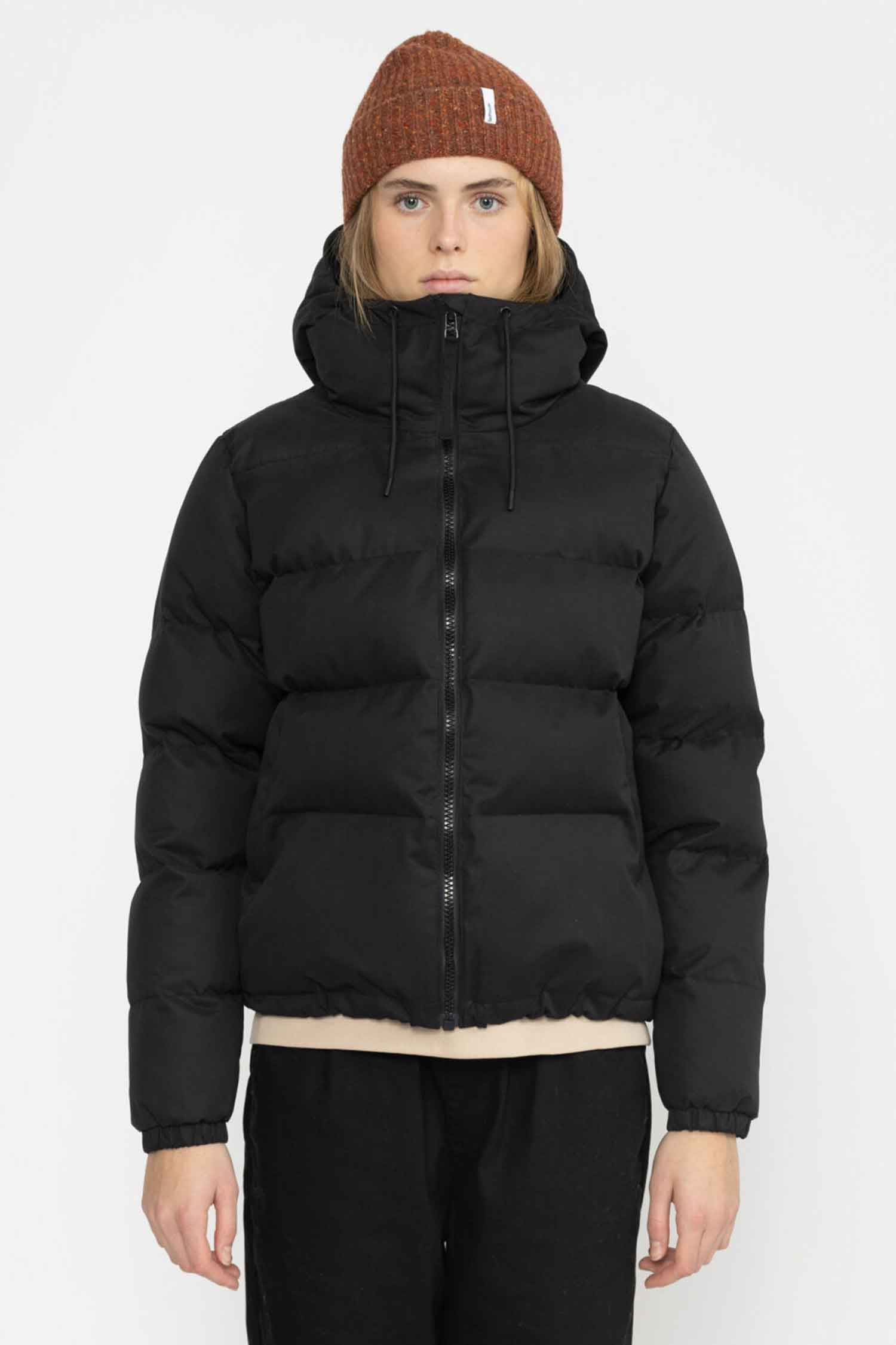 Selfhood - Hooded Puffer Jacket 77148, Black - Marinsel Webshop, CHF 219.00